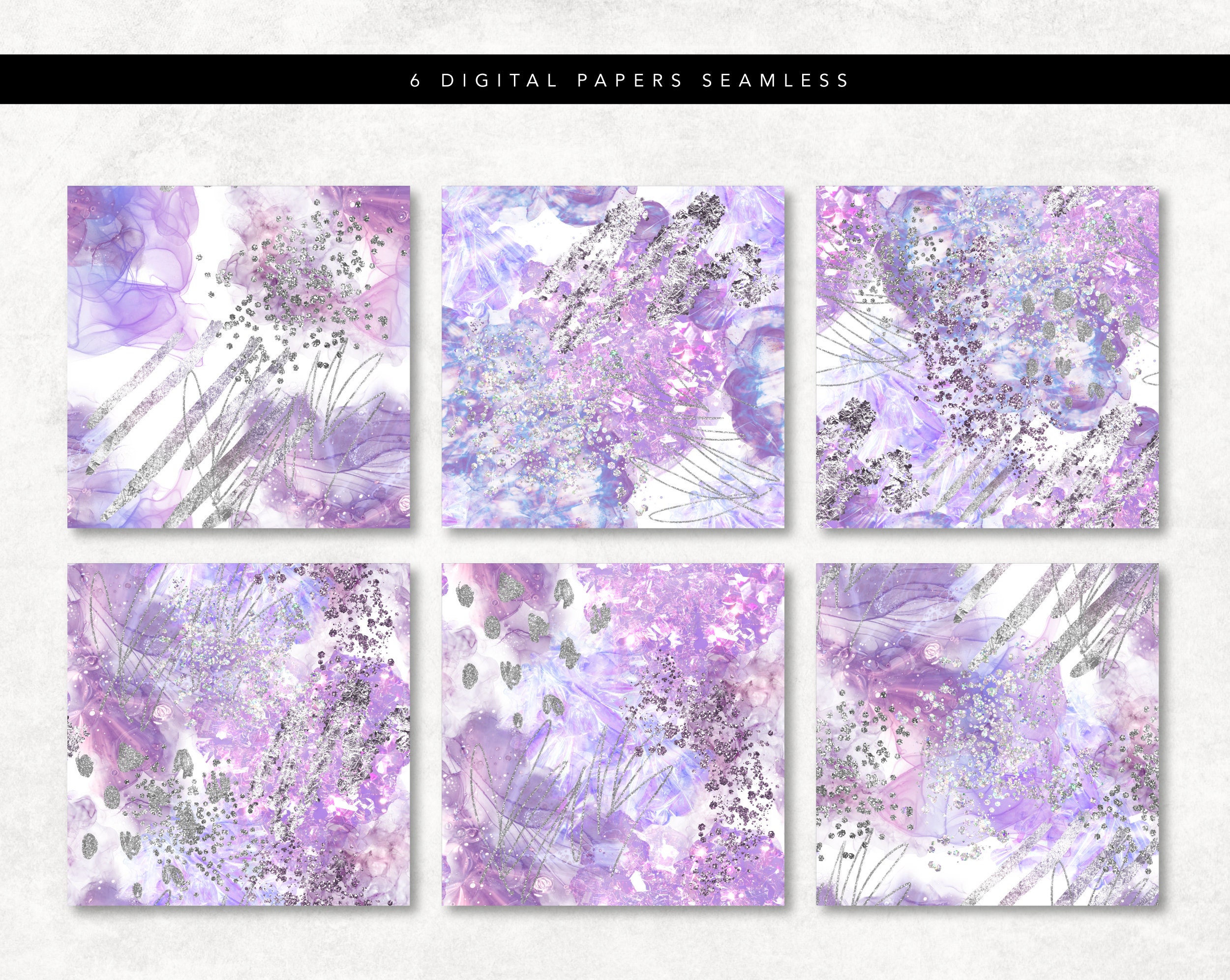 Purple Digital Paper Glitter Abstract Paper Purple Alcohol - Etsy