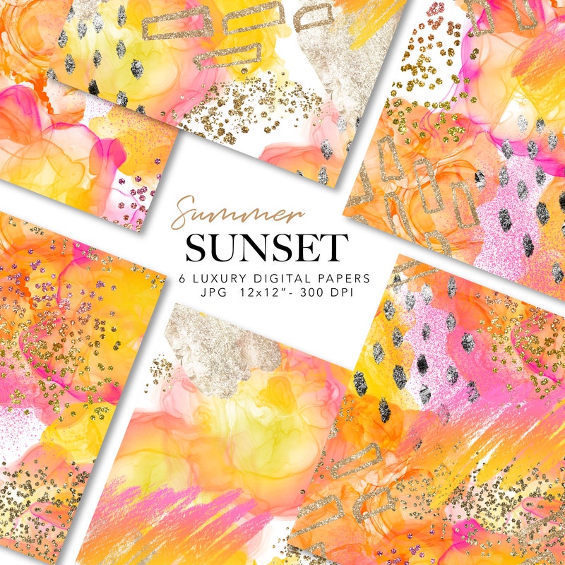 Pink Digital Paper - Etsy