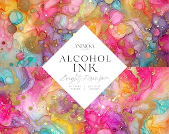 Ruby Red Alcohol Ink Pattern, Elegant and Glamorous Shimmer Backgrounds ...