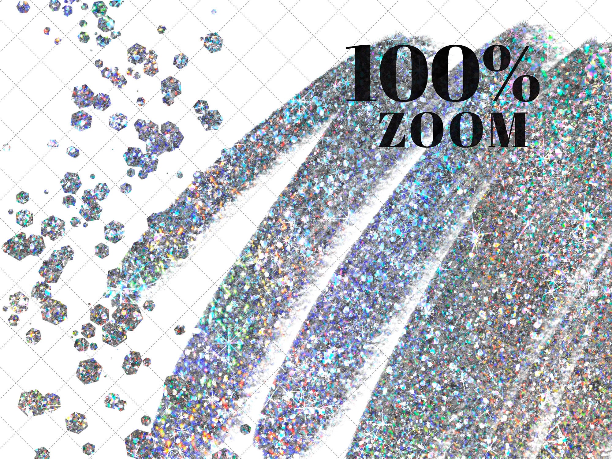 Holographic Glitter Confetti Clipart Holographic Glitter - Etsy
