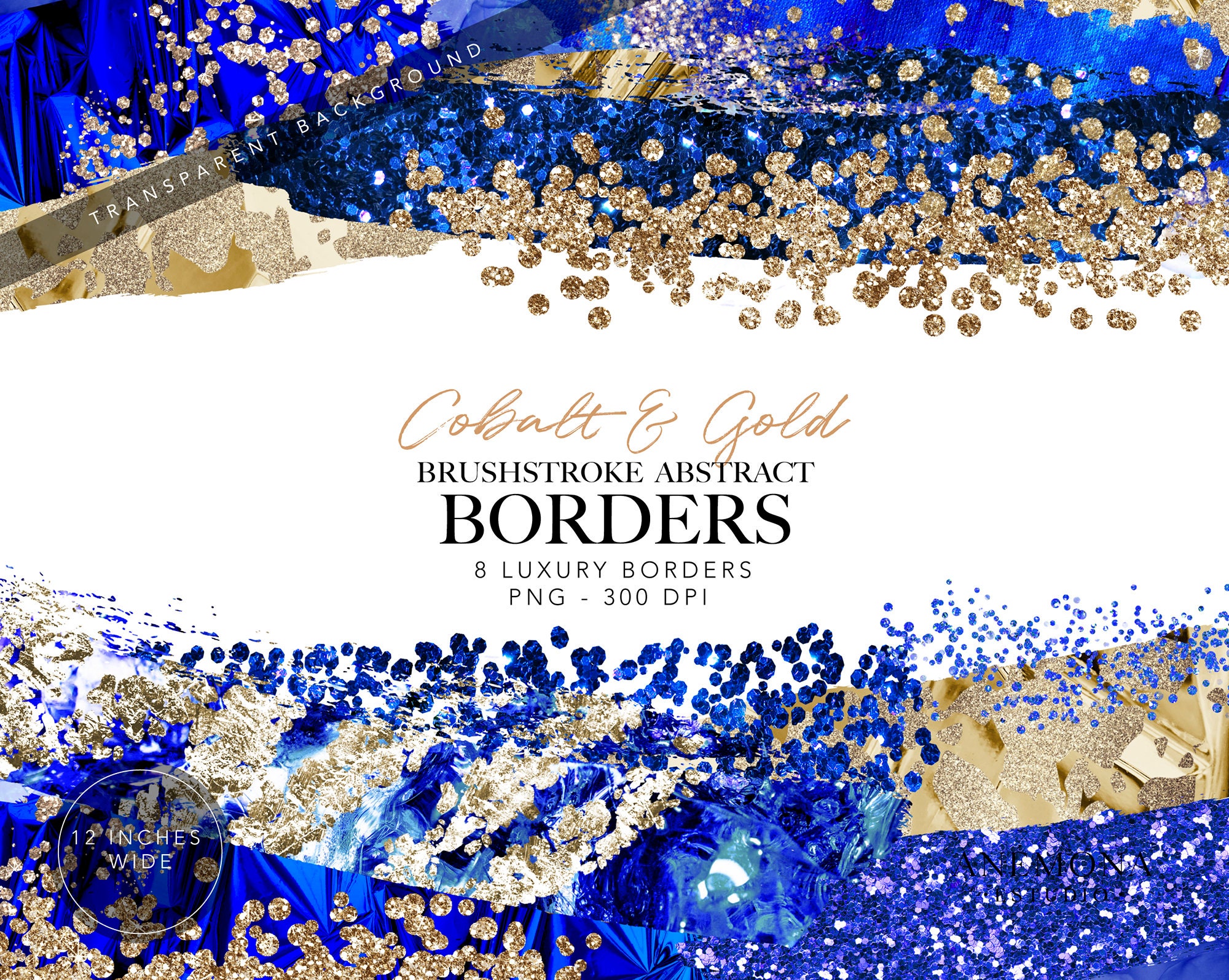 Blue Frame Border Clip Art