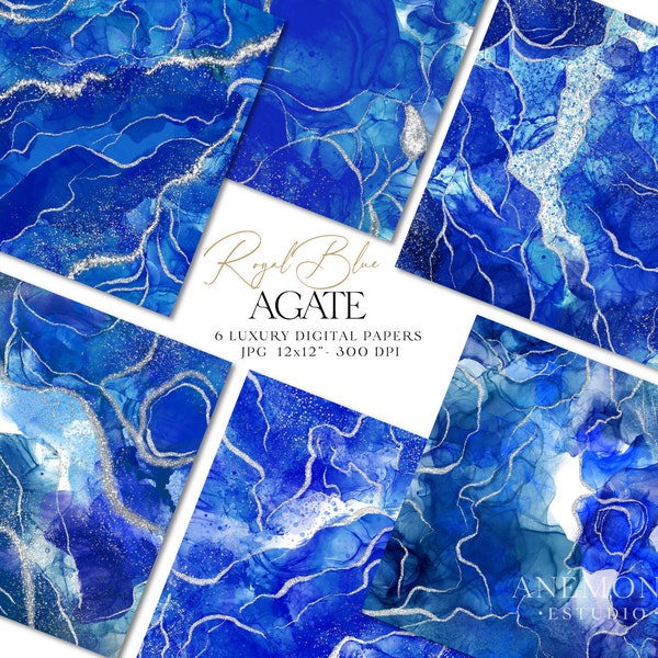 Royal Blue and Silver Background Clip Art - Etsy