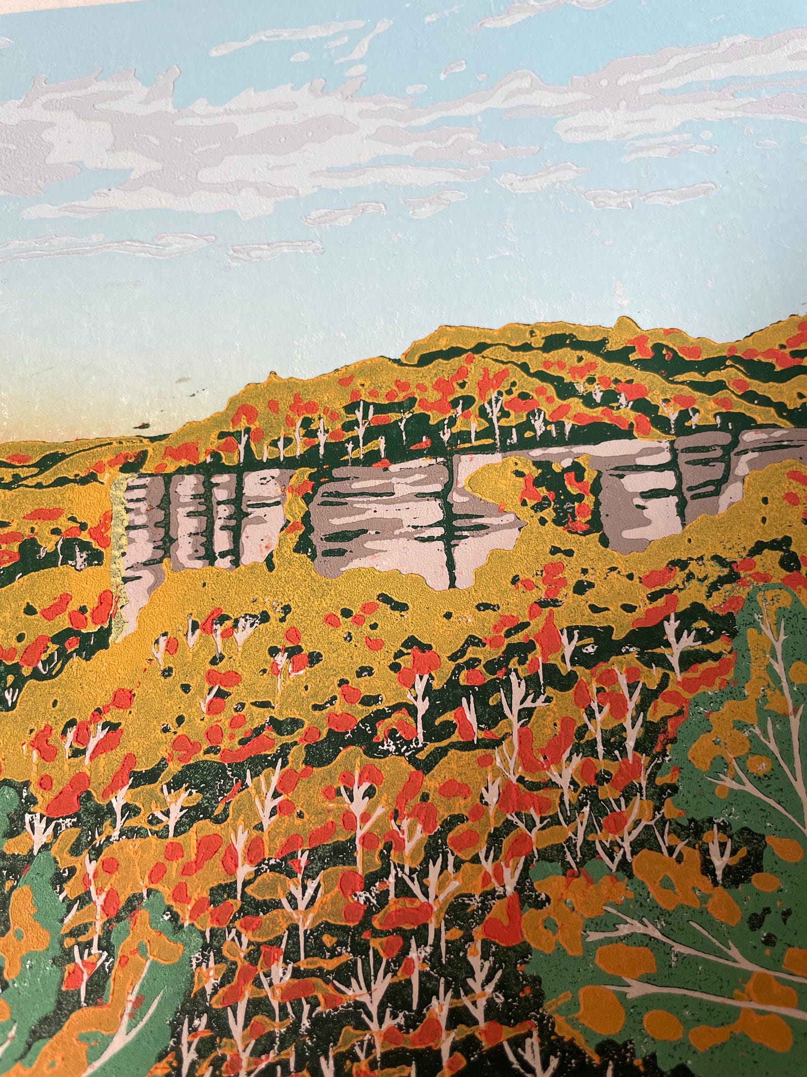 Autumn Landscape Print / Red River Gorge Art Print - Etsy