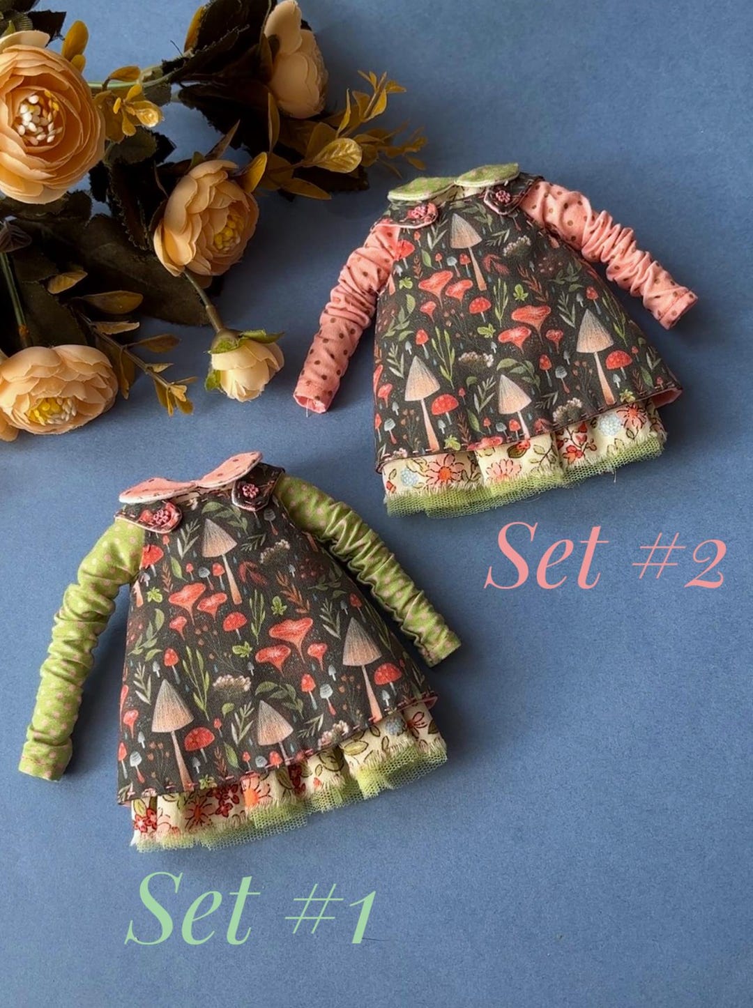 Blythe Doll Outfit: Blythe Set With Blythe Dark Clothes. Doll Clothes ...