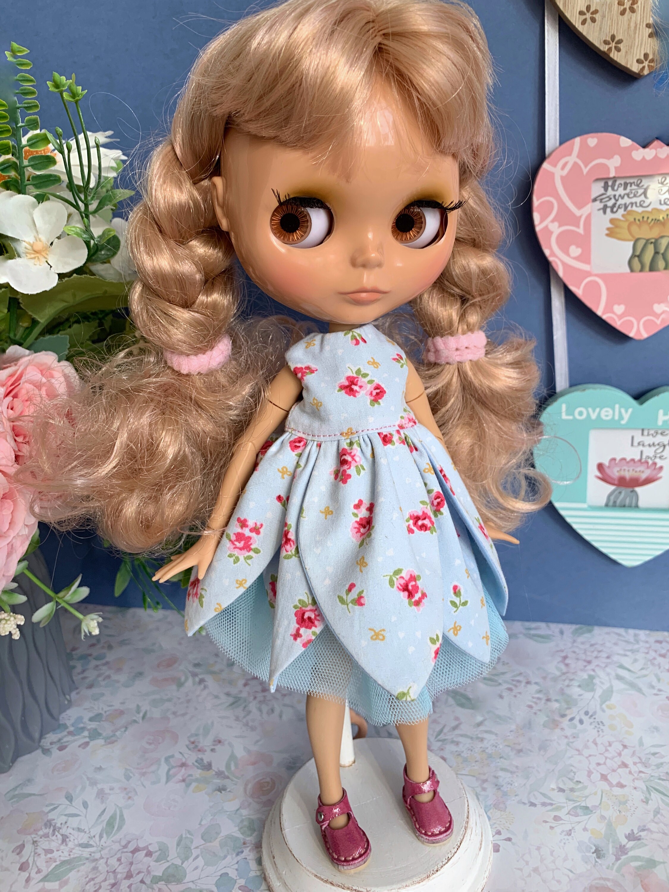 Blythe Vintage Outfit With Fashion Blythe Dress. Fairy Blythe - Etsy