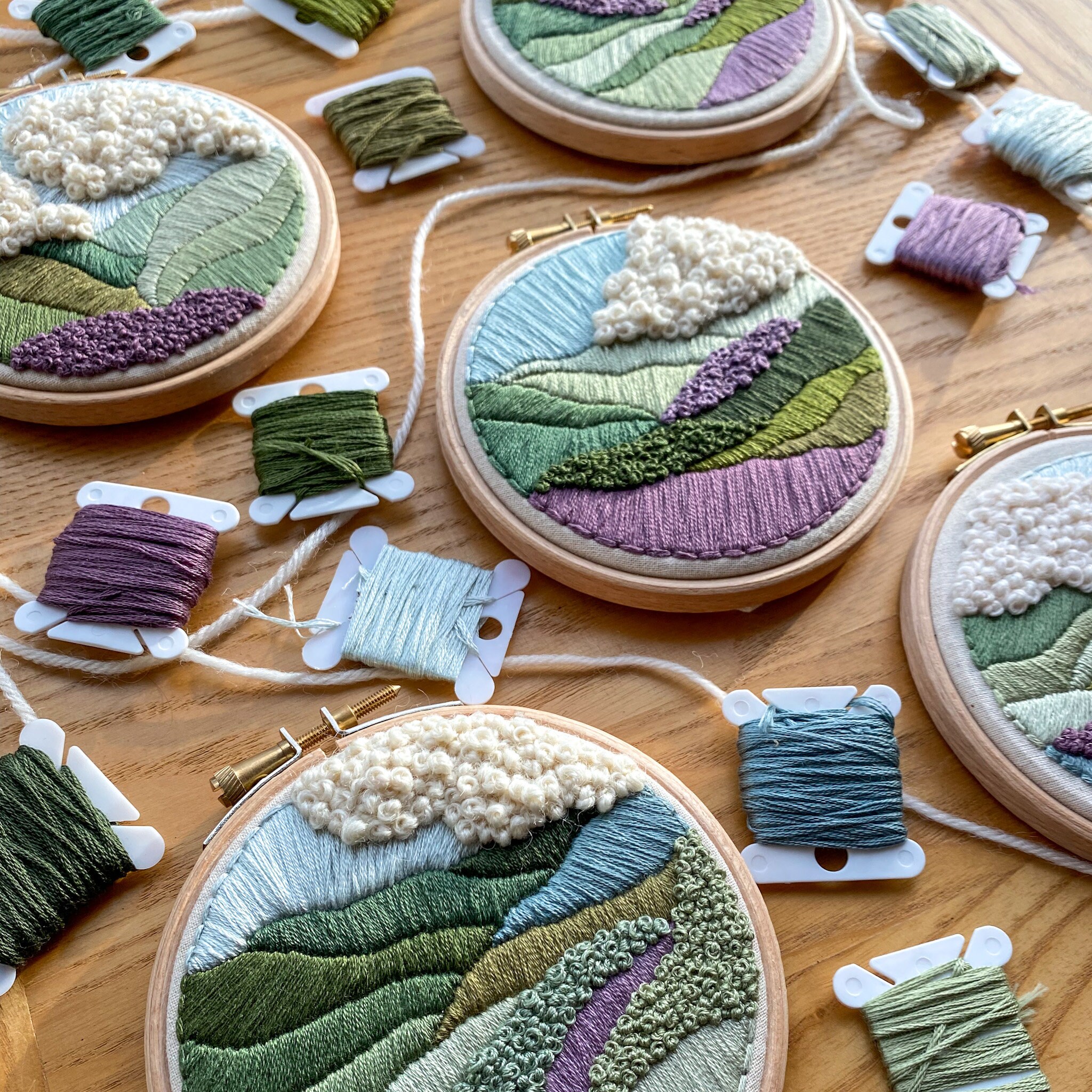 PDF Pattern - 5 Scottish Landscapes | DIY | Embroidery - Etsy