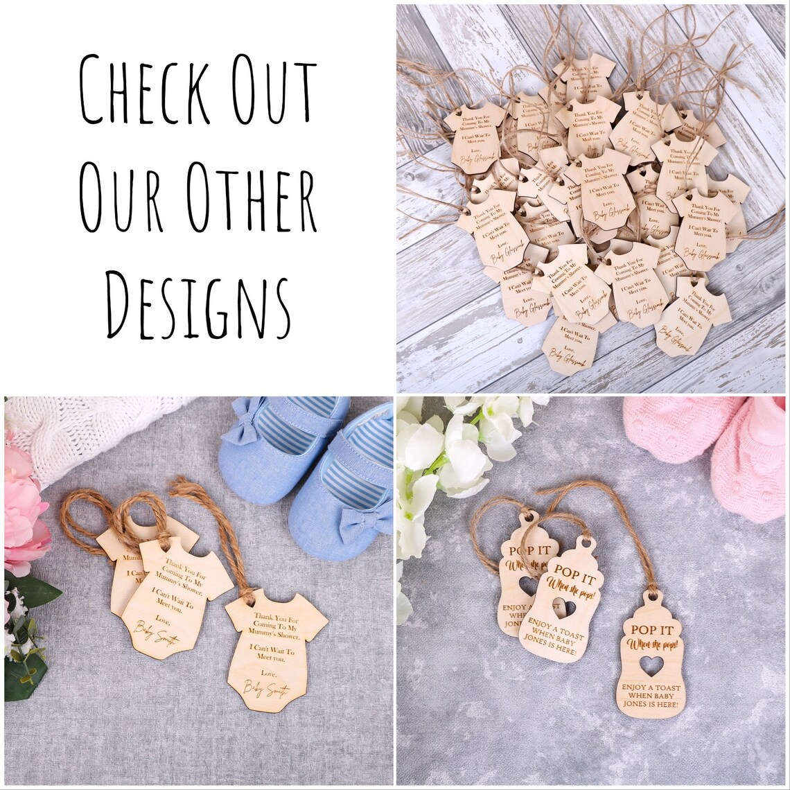 Baby Shower Favours Baby Shower Bulk Favours Rustic Baby - Etsy UK
