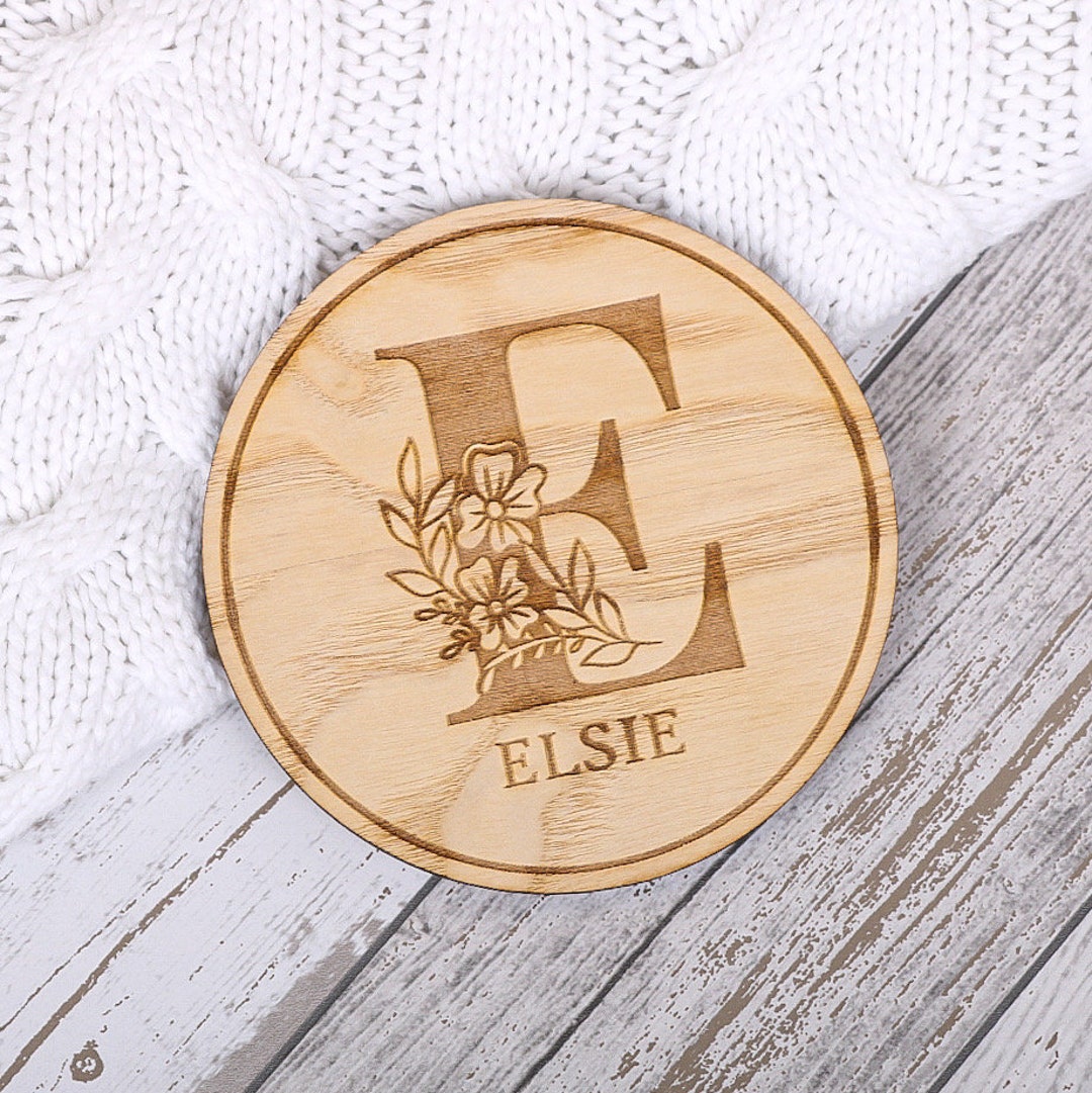 Personalised Baby Arrival Sign, Hello World My Name is Sign, Engraved ...