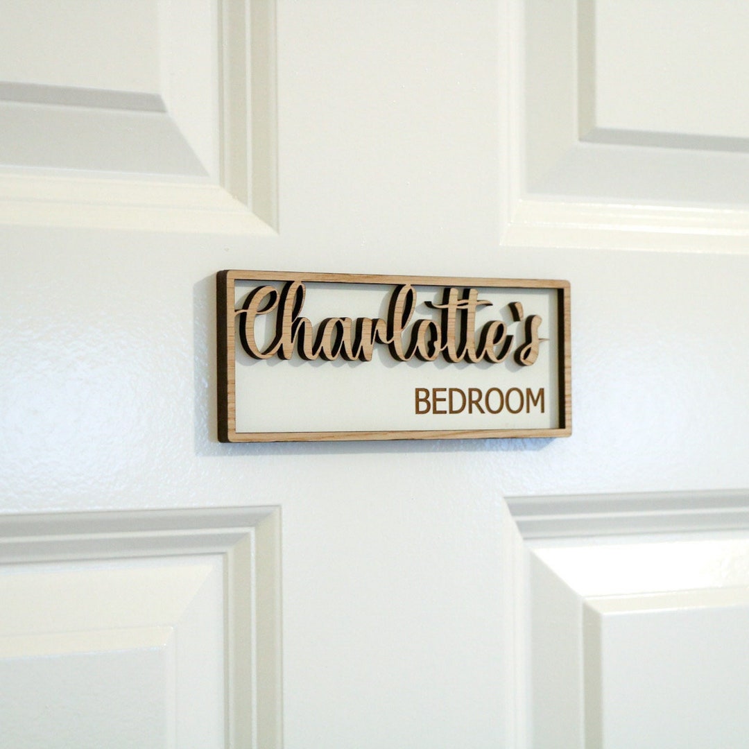 Personalised Bedroom Sign, Nursery, Bedroom Kids Sign, Children Sign ...