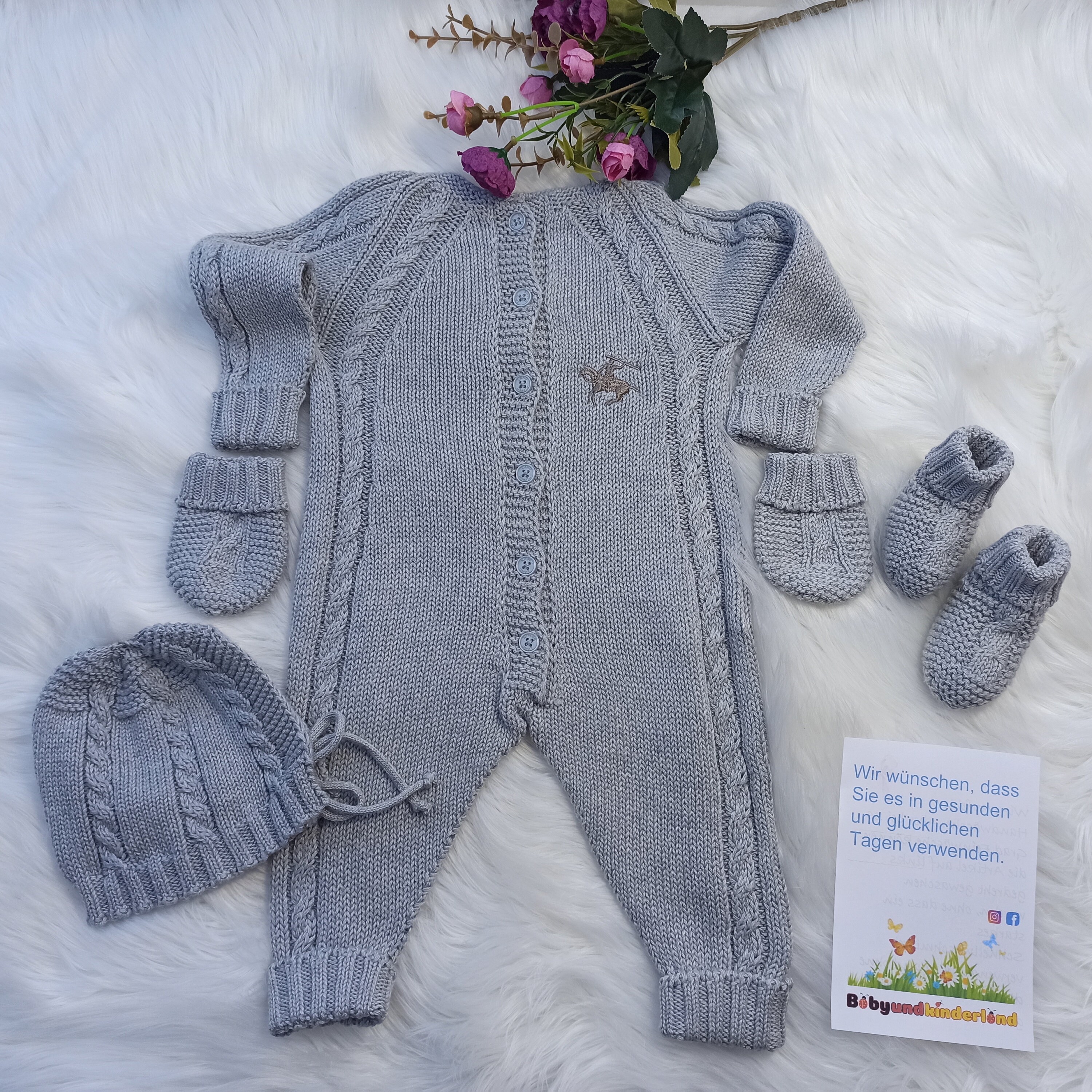 Knit Newborn Set 100% Cotton, Natural Baby Clothes, Pure Cotton, Triko ...