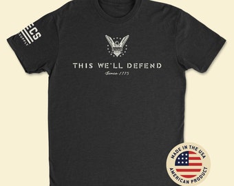 US Army "this We'll Defend" T-shirt - Etsy