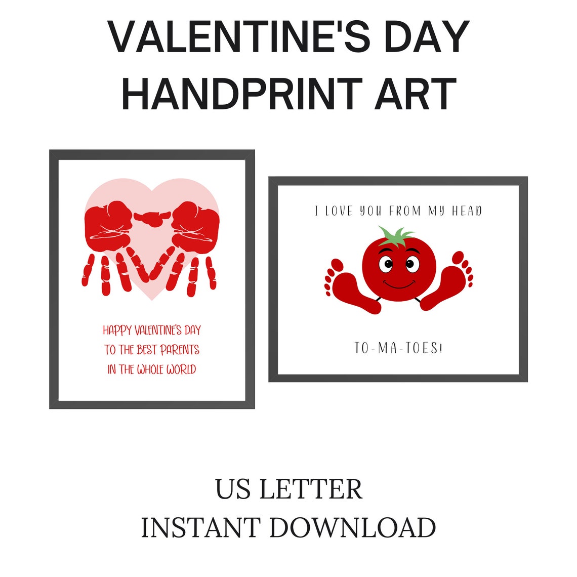 Valentine's Day Handprint Craft, Valentine's Day Handprint Art ...