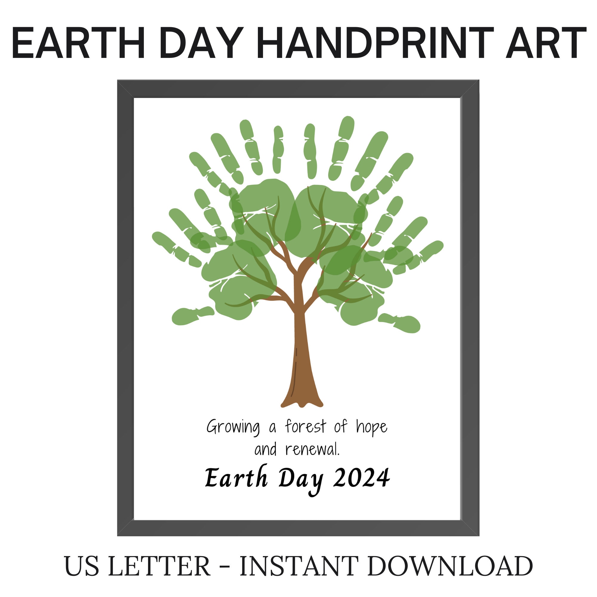 Earth Day Handprint Craft, Earth Day Handprint Art, Handprint Crafts ...