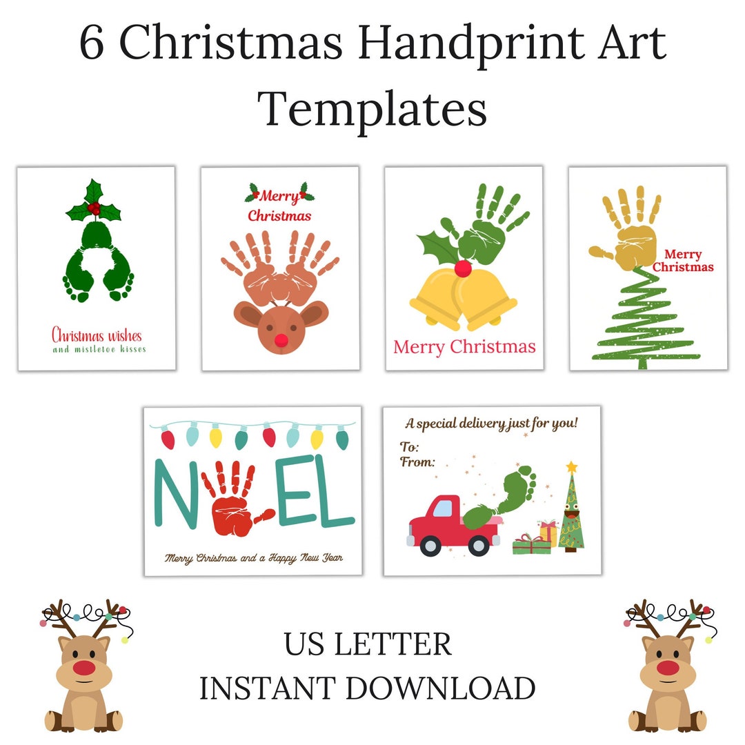 Christmas Handprint Craft, Christmas Handprint Art, Handprint Crafts ...