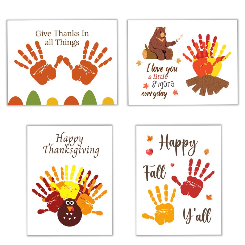Thanksgiving Handprint Craft, Thanksgiving Handprint Art, Handprint ...
