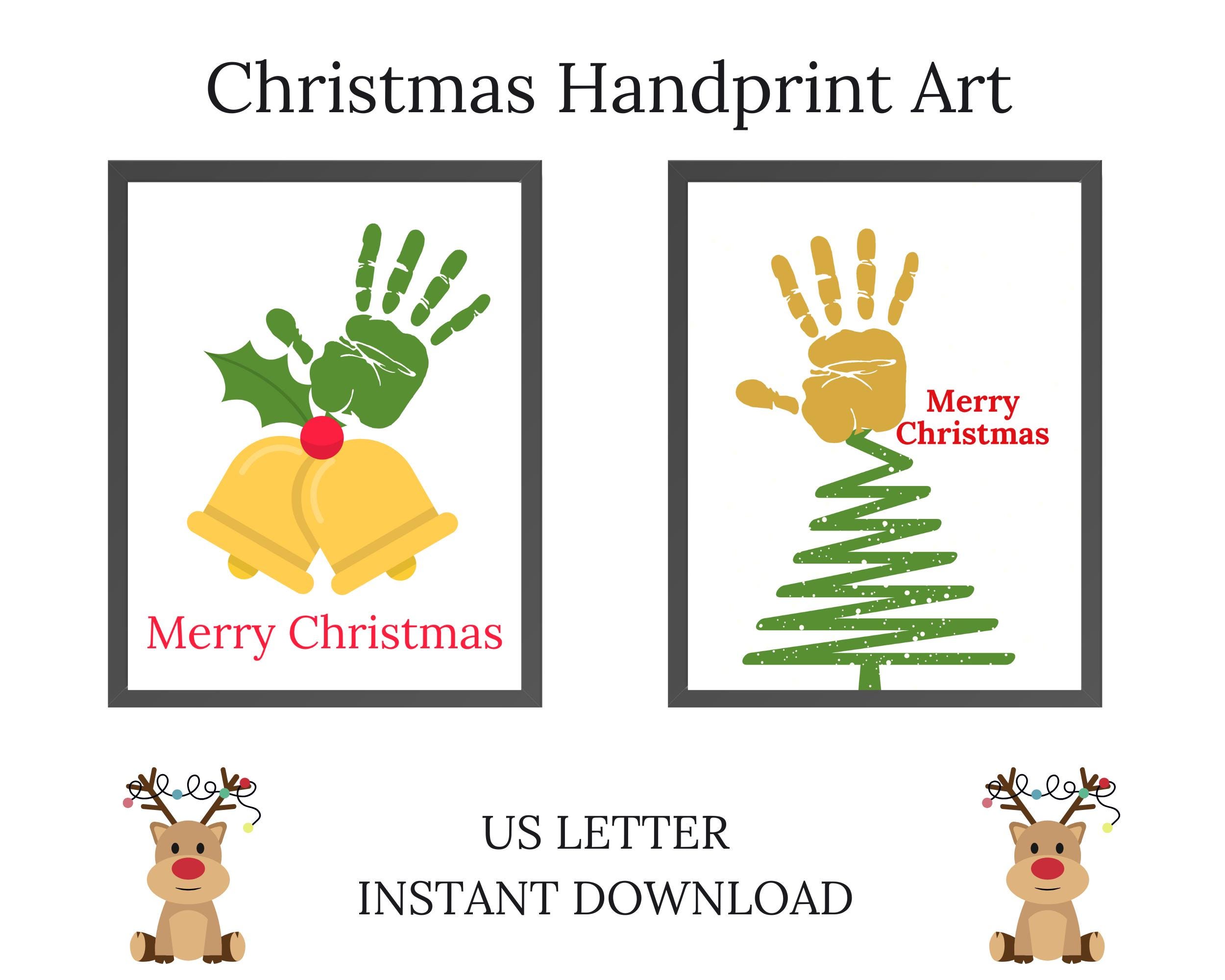 Christmas Handprint Craft, Christmas Handprint Art, Handprint Crafts ...