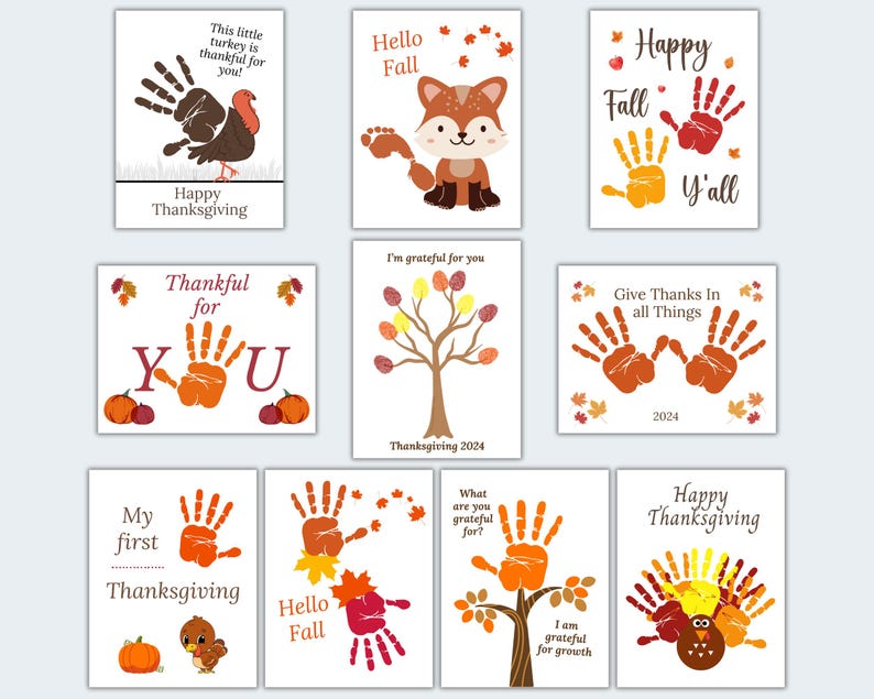 Thanksgiving Handprint Craft, Thanksgiving Handprint Art, Handprint ...