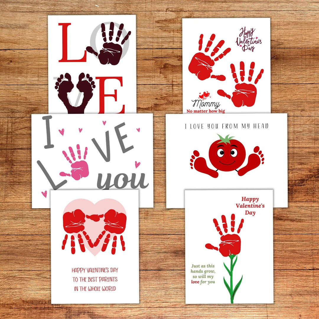 Valentine's Day Handprint Craft, Valentine's Day Handprint Art ...