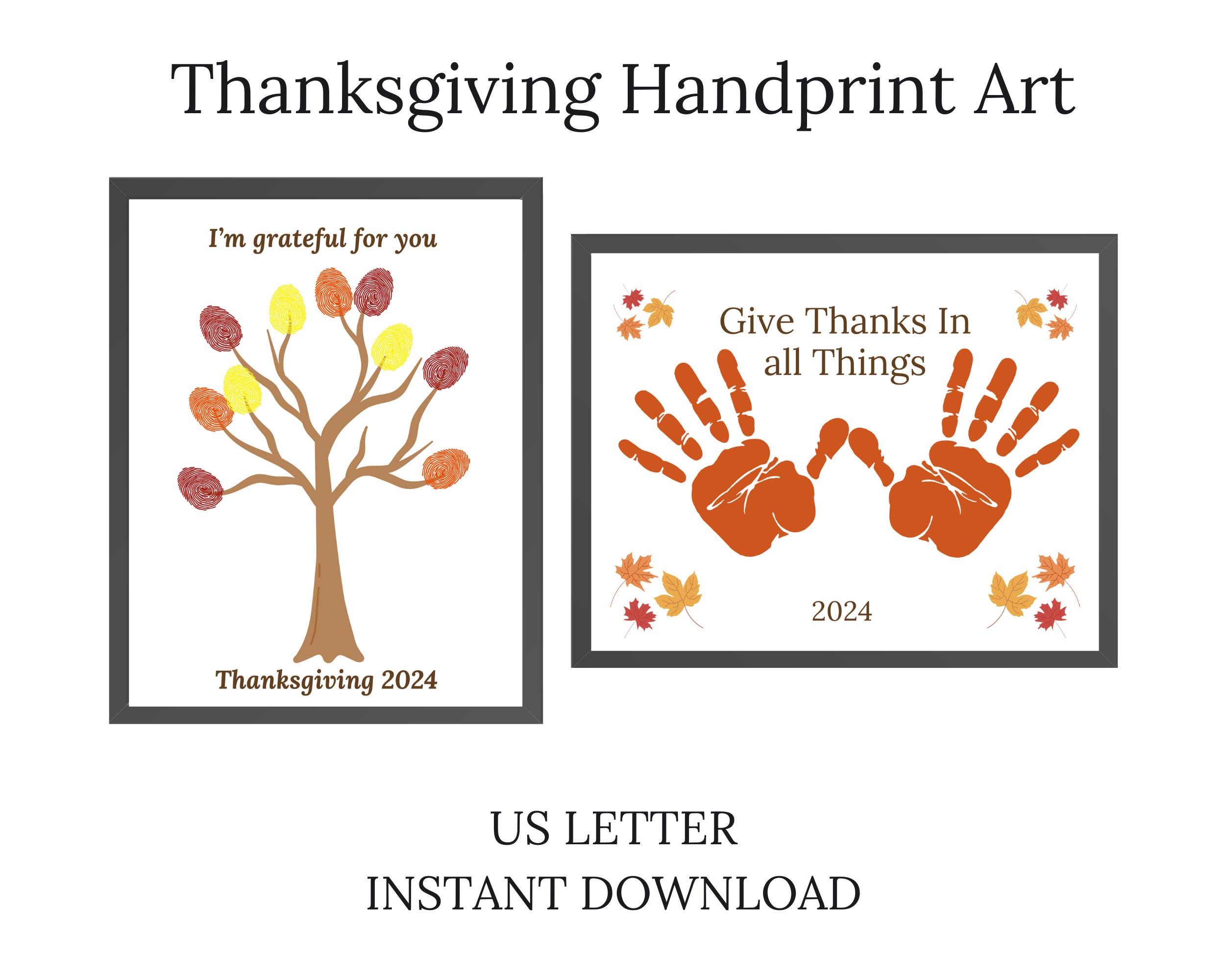 Thanksgiving Handprint Craft, Thanksgiving Handprint Art, Handprint ...