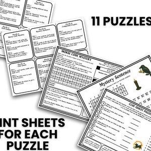 Halloween Escape Room for Teens, Teen Party Game Printable, Printable ...