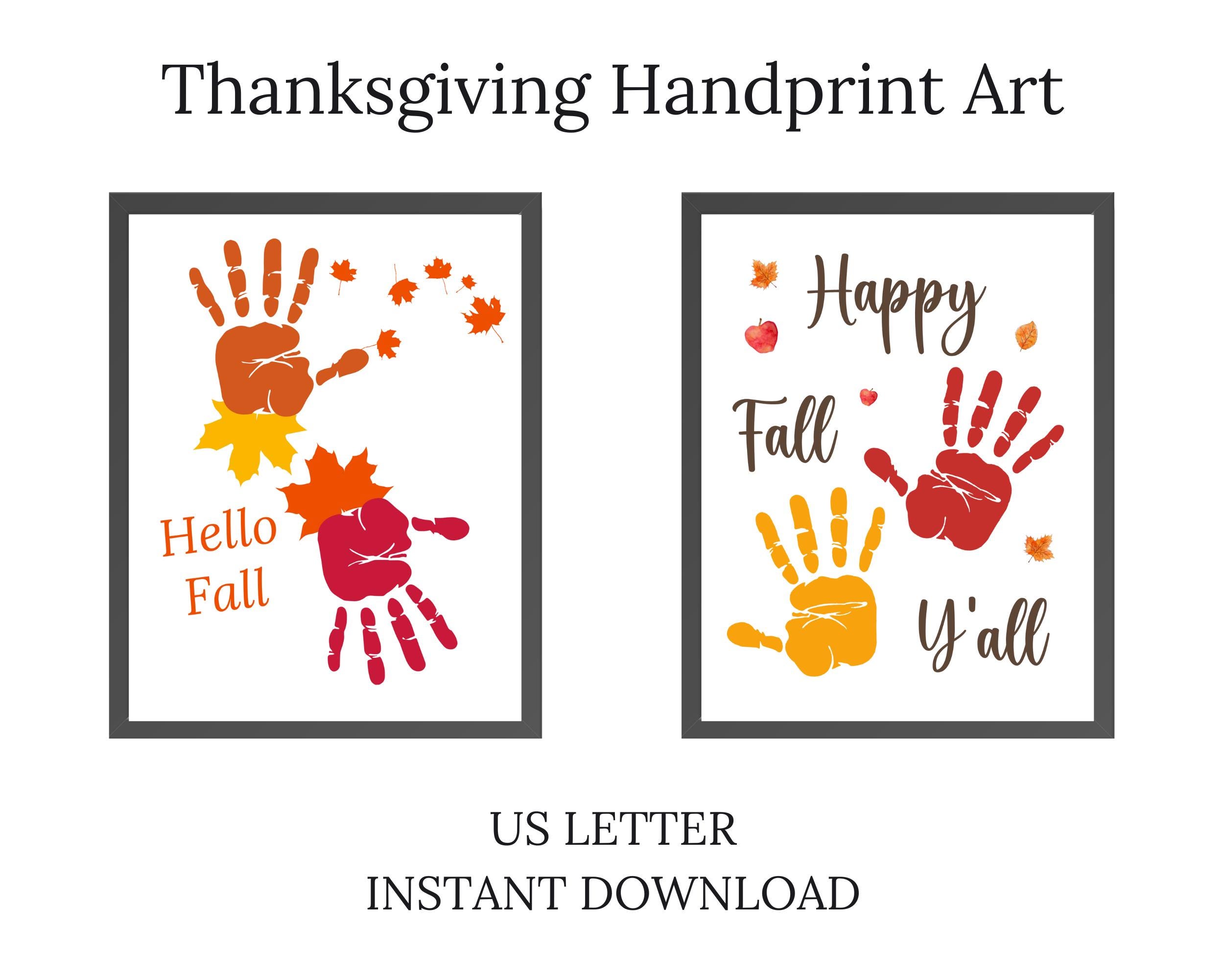 Thanksgiving Handprint Craft, Thanksgiving Handprint Art, Handprint ...