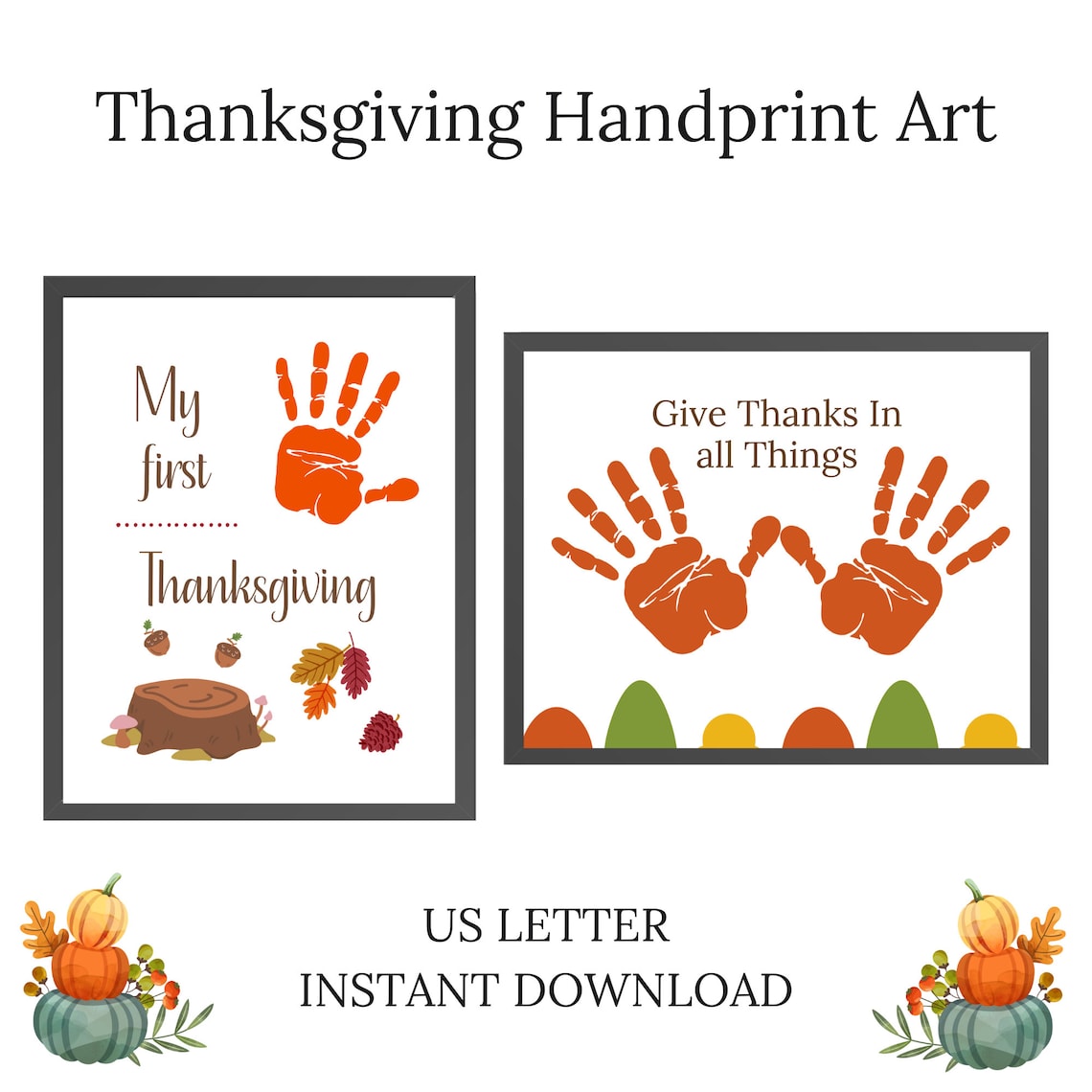 Thanksgiving Handprint Craft, Thanksgiving Handprint Art, Handprint ...