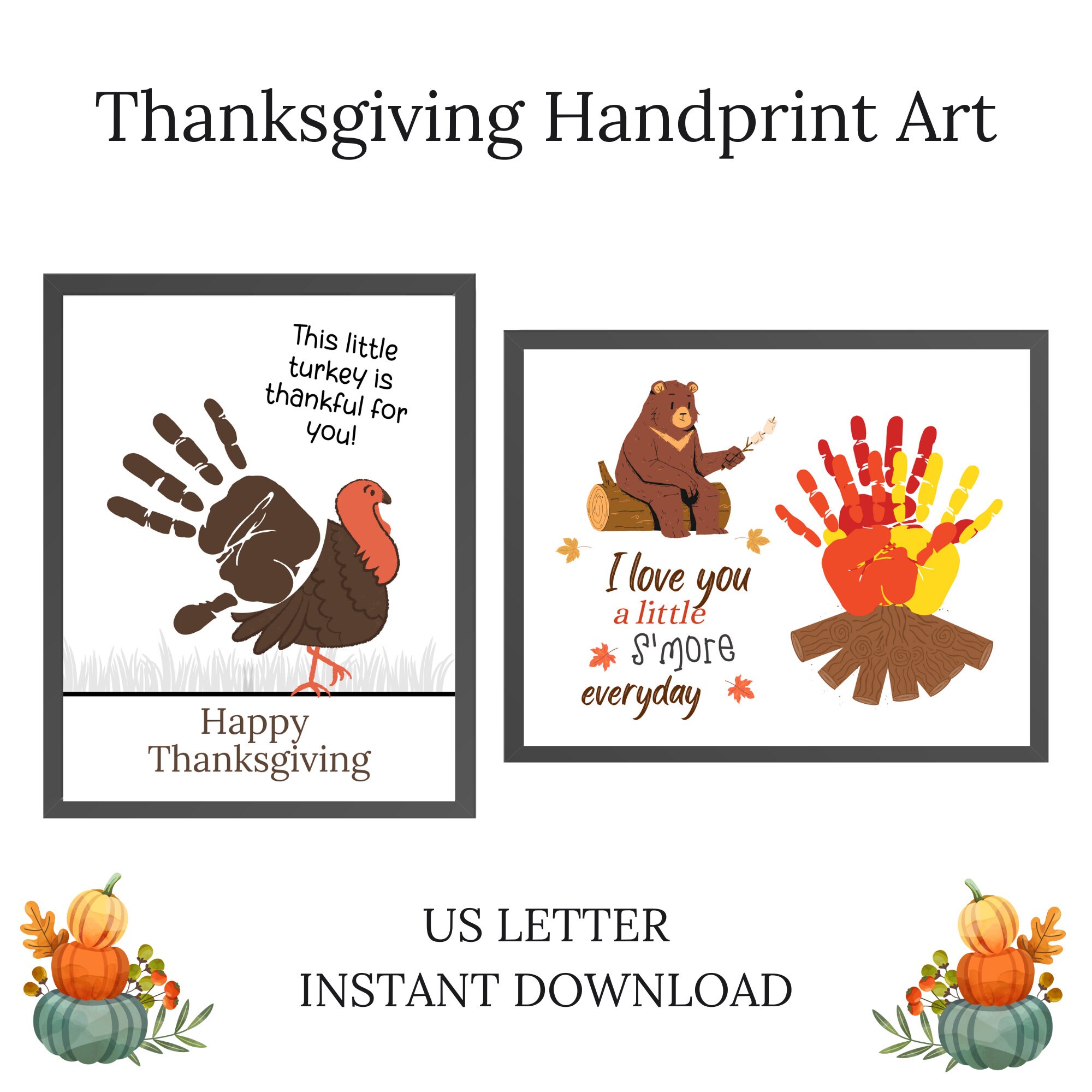Thanksgiving Handprint Craft, Thanksgiving Handprint Art, Handprint ...