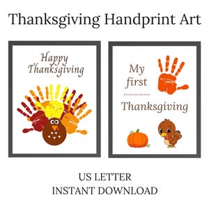 Thanksgiving Handprint Craft, Thanksgiving Handprint Art, Handprint ...