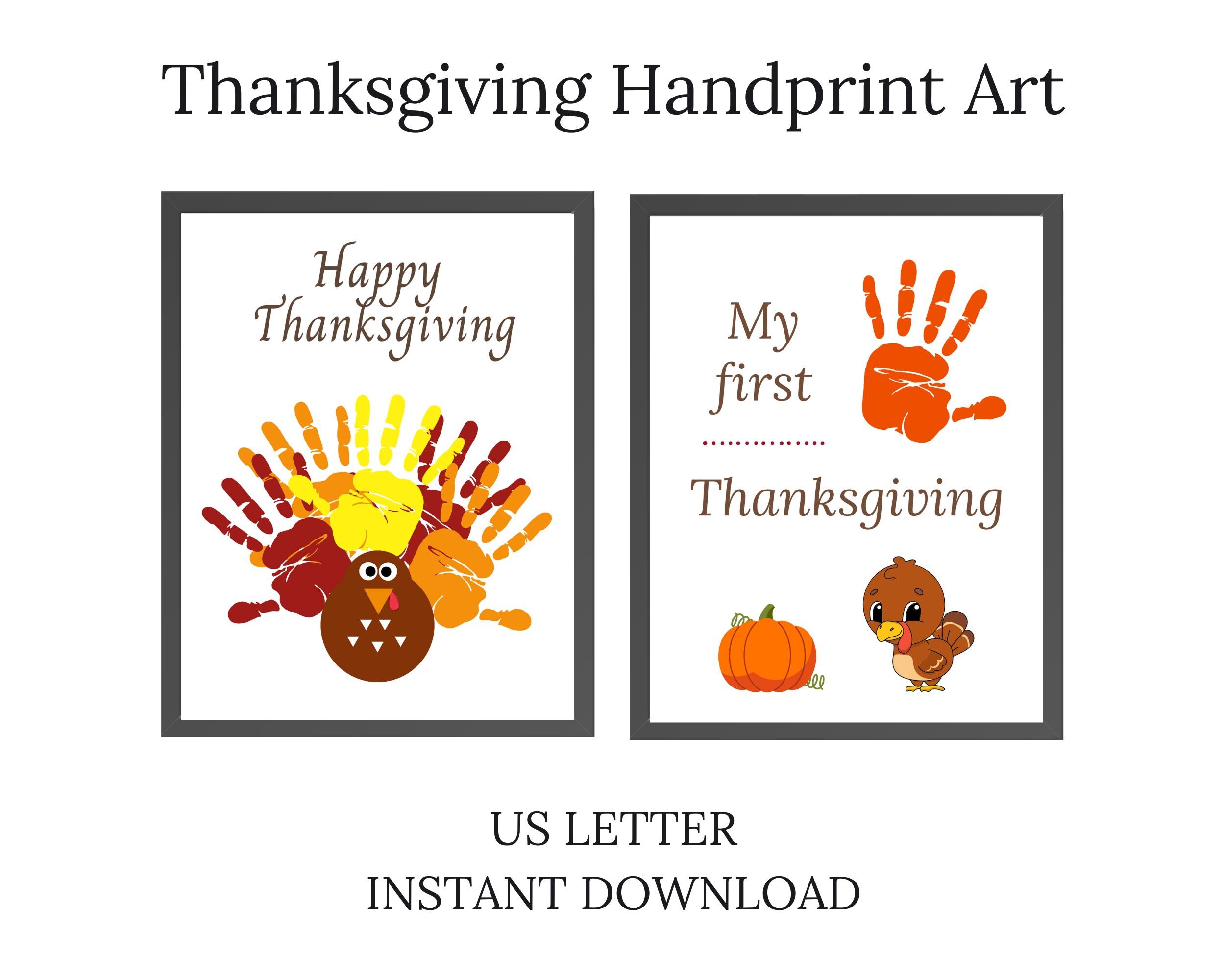 Thanksgiving Handprint Craft, Thanksgiving Handprint Art, Handprint ...