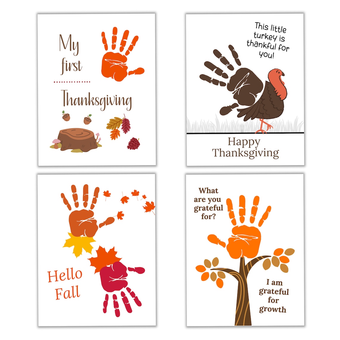 Thanksgiving Handprint Craft, Thanksgiving Handprint Art, Handprint ...