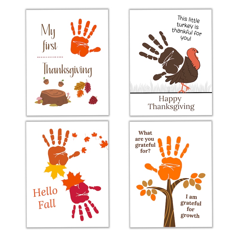Thanksgiving Handprint Craft, Thanksgiving Handprint Art, Handprint ...