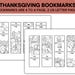 Set of 8 Gratitude Bookmarks, Thanksgiving Bookmarks, Fall Bookmarks ...