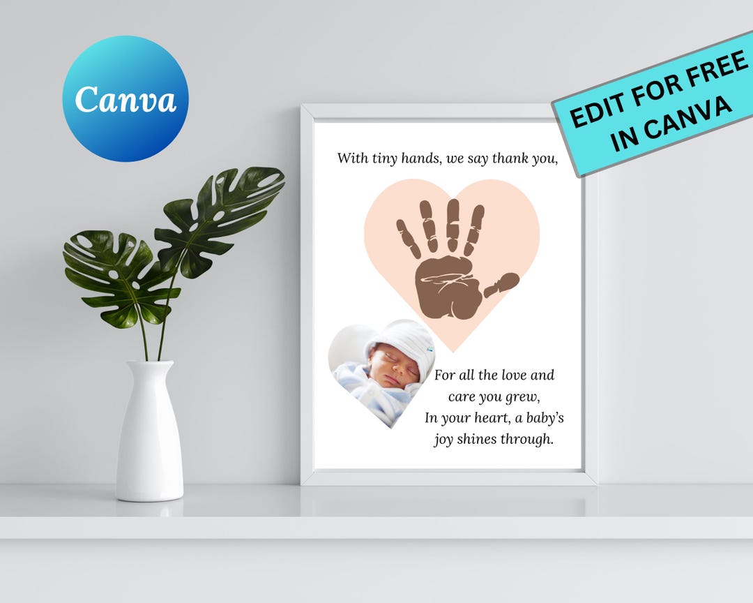 Foster Parent Handprint Craft, Foster Care Printable Handprint Art ...