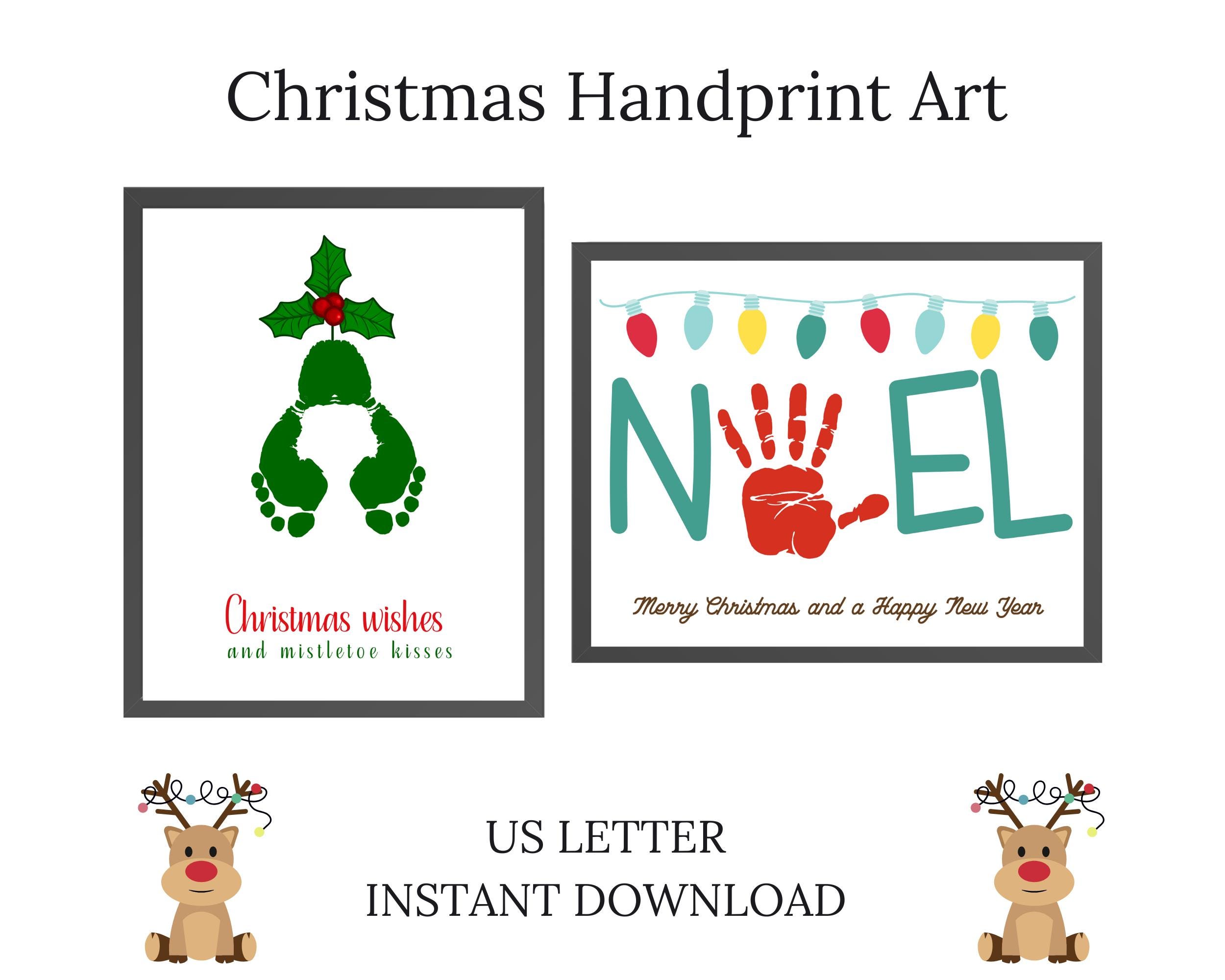 Christmas Handprint Craft, Christmas Handprint Art, Handprint Crafts ...
