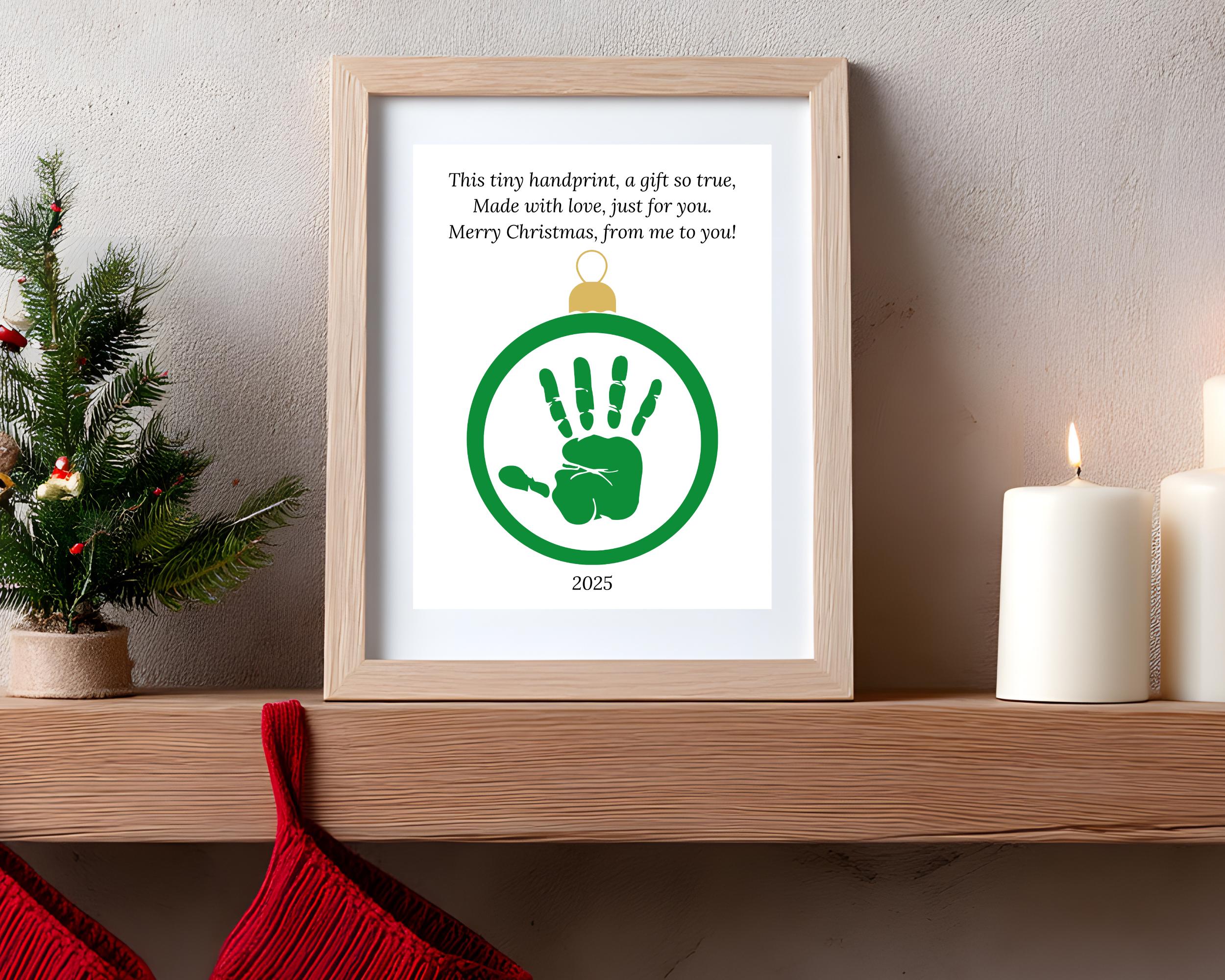 Christmas Handprint Craft, Christmas Handprint Poem, Handprint Crafts ...