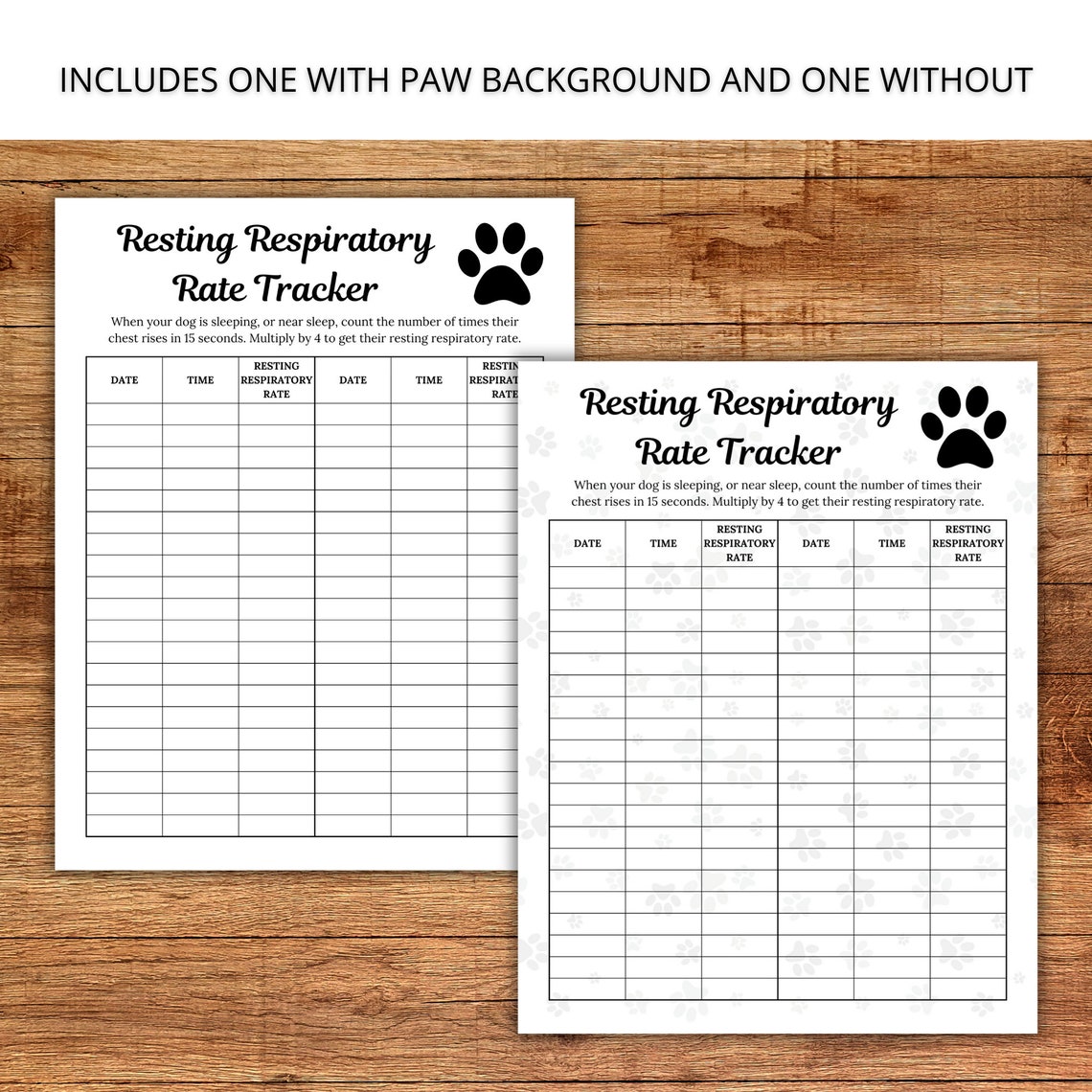 Dog Resting Respiratory Rate Tracker, Resting Respiratory Tracker for ...
