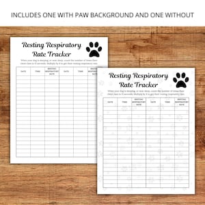 Dog Resting Respiratory Rate Tracker, Resting Respiratory Tracker for ...