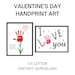 Valentine's Day Handprint Craft, Valentine's Day Handprint Art ...