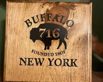 Wood Buffalo Sign - Etsy