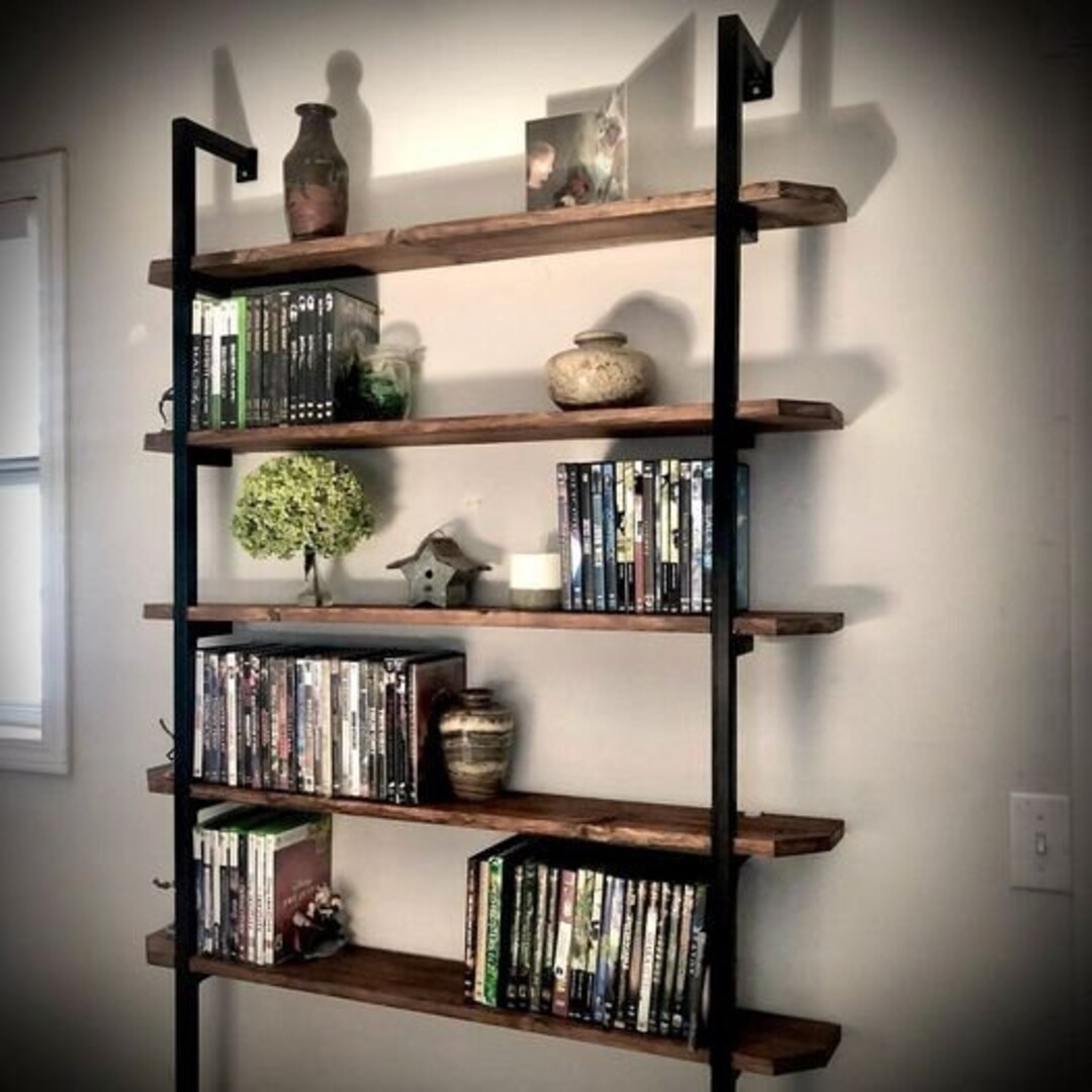 DVD Rack/bookshelf/decorative Shelves Modern Wall Mounted - Etsy
