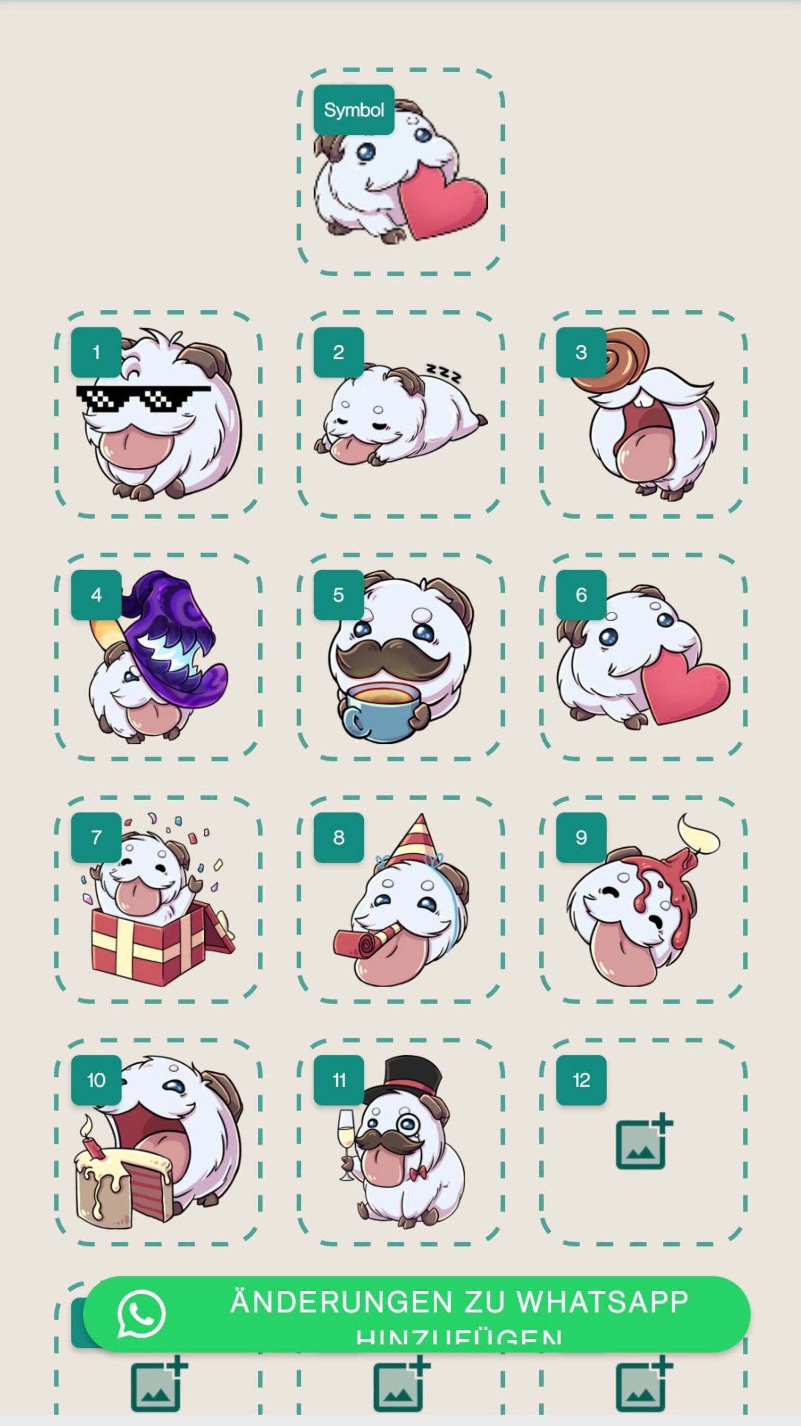 Cute Poro Sticker for Discord / Whatsapp / Twitch / League of Legends ...