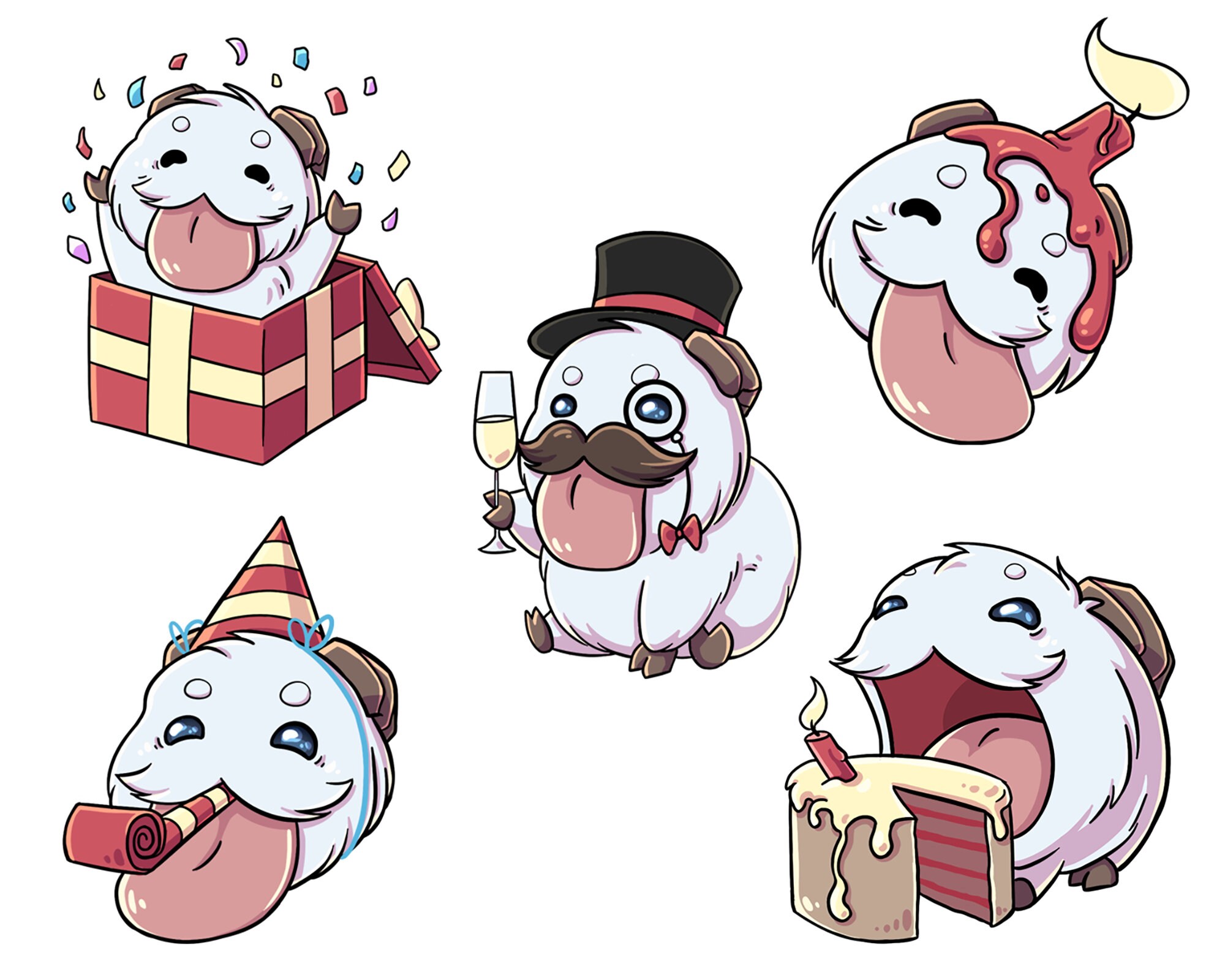 Cute Poro Sticker Party / Discord / Whatsapp / Twitch / League of ...