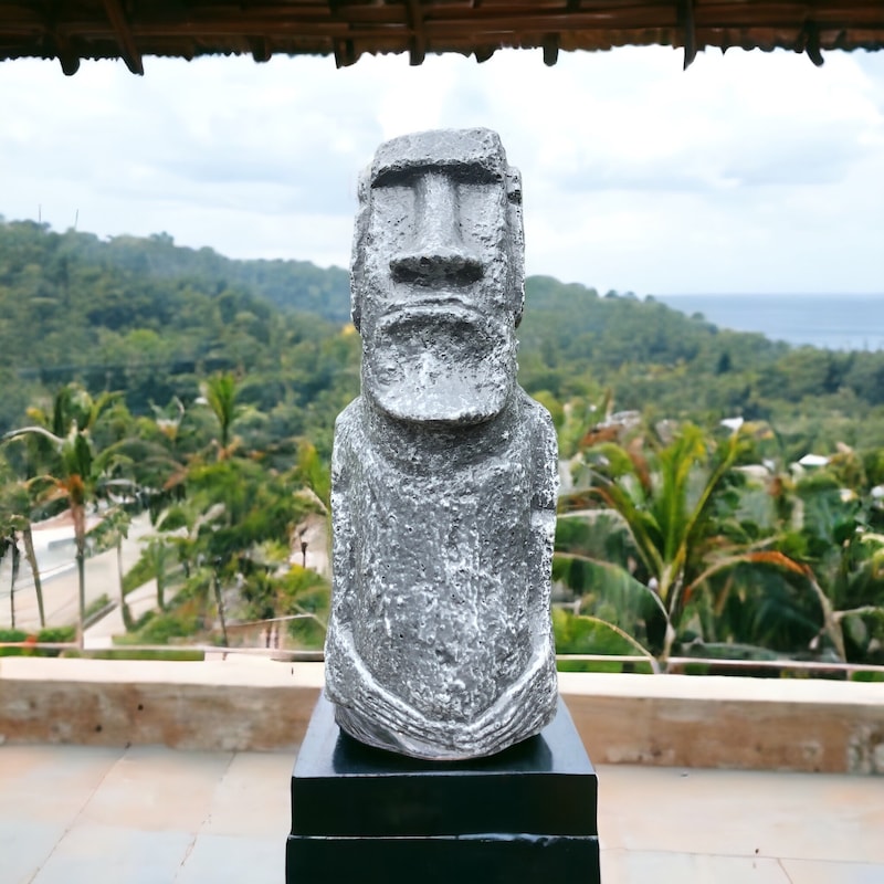 Large Easter Island Statue - Etsy UK