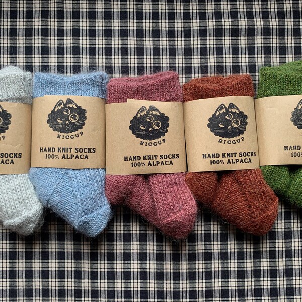 Hand Knit Socks - Etsy