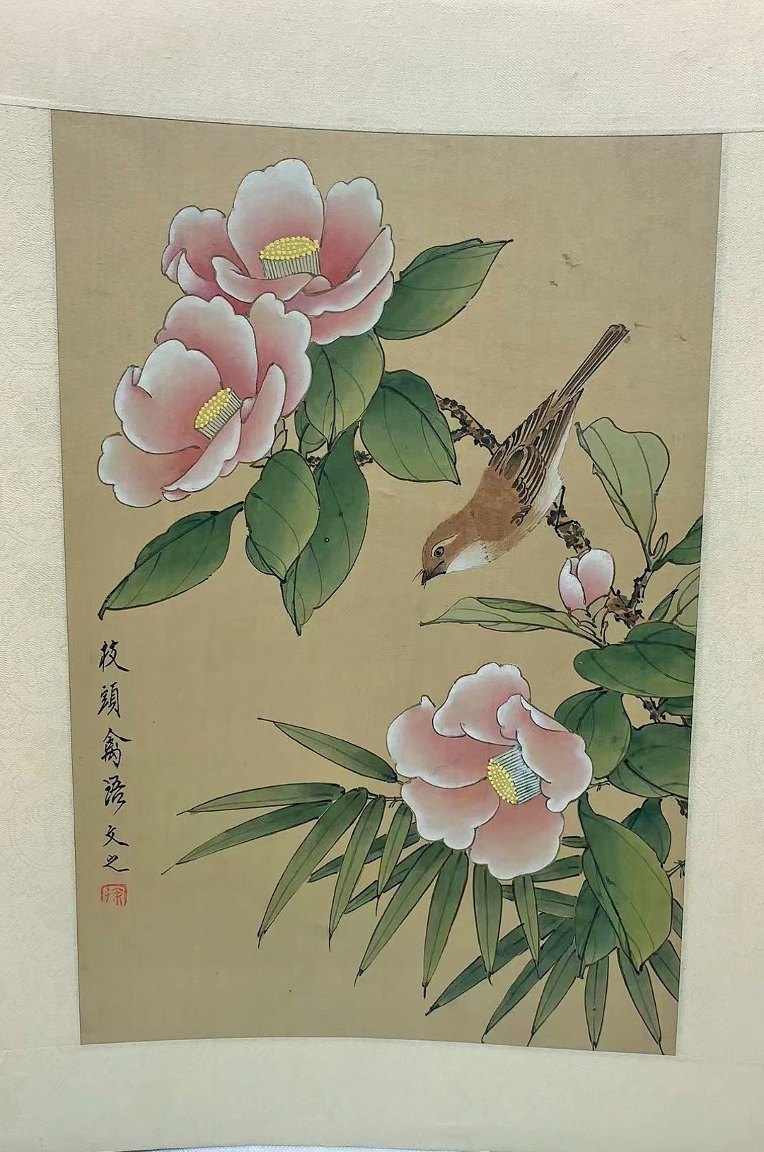 Traditional Chinese Hand Drawn Painting in Vertical, 12" X 16", Scroll ...