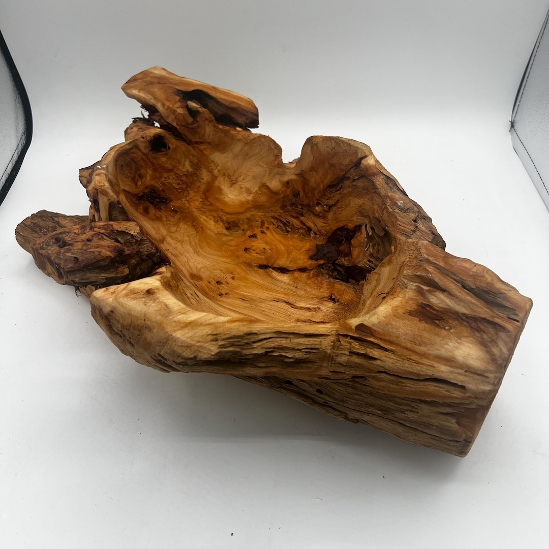 Natural Wood Planter, Primitive Style, Real Tree Root Planter M020 - Etsy