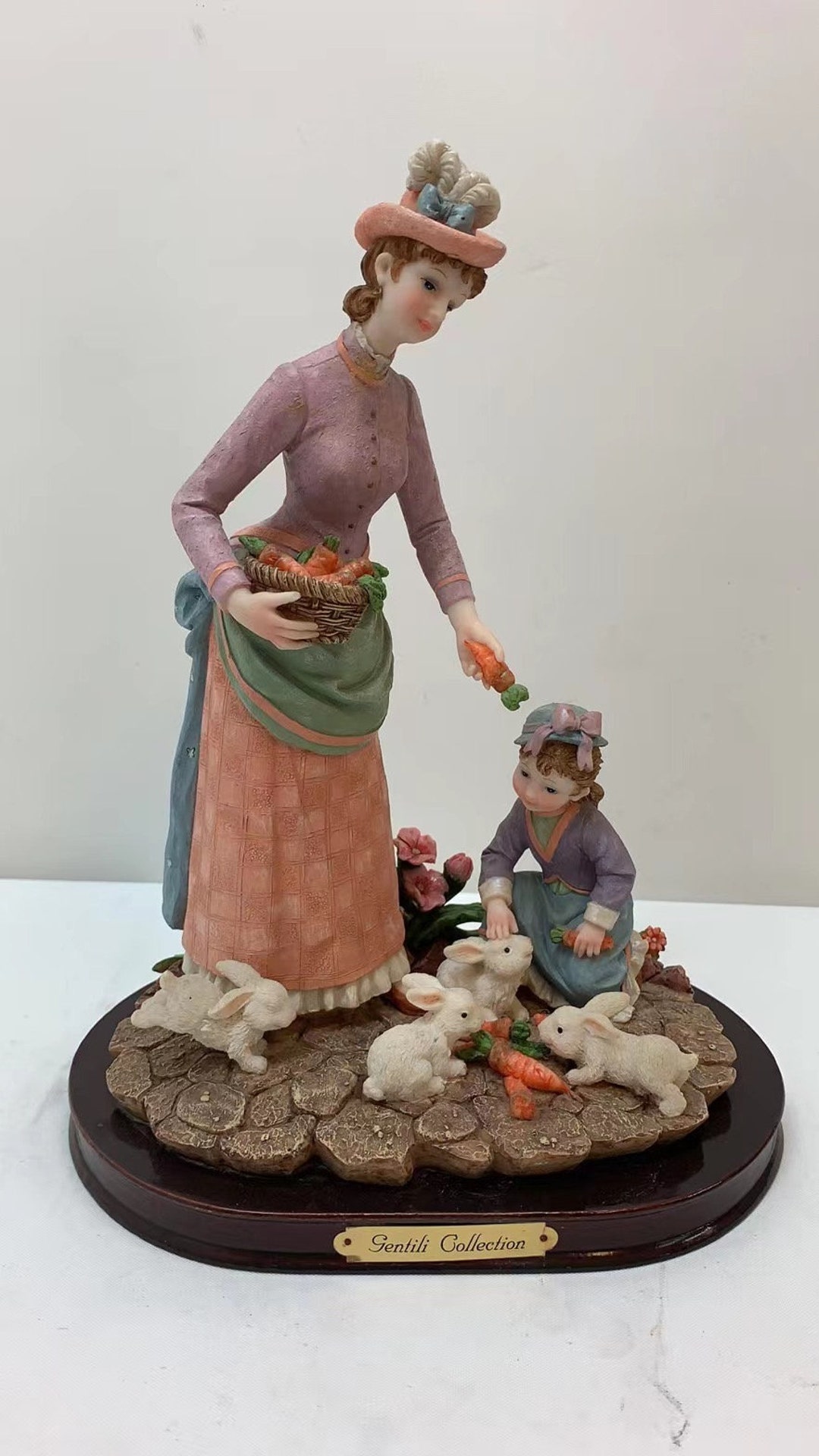 12"h Exquisite Gentili Collection of Hand-made Resin Figurine, Mother ...