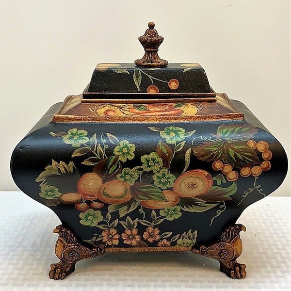 Tole Painted Box - Etsy