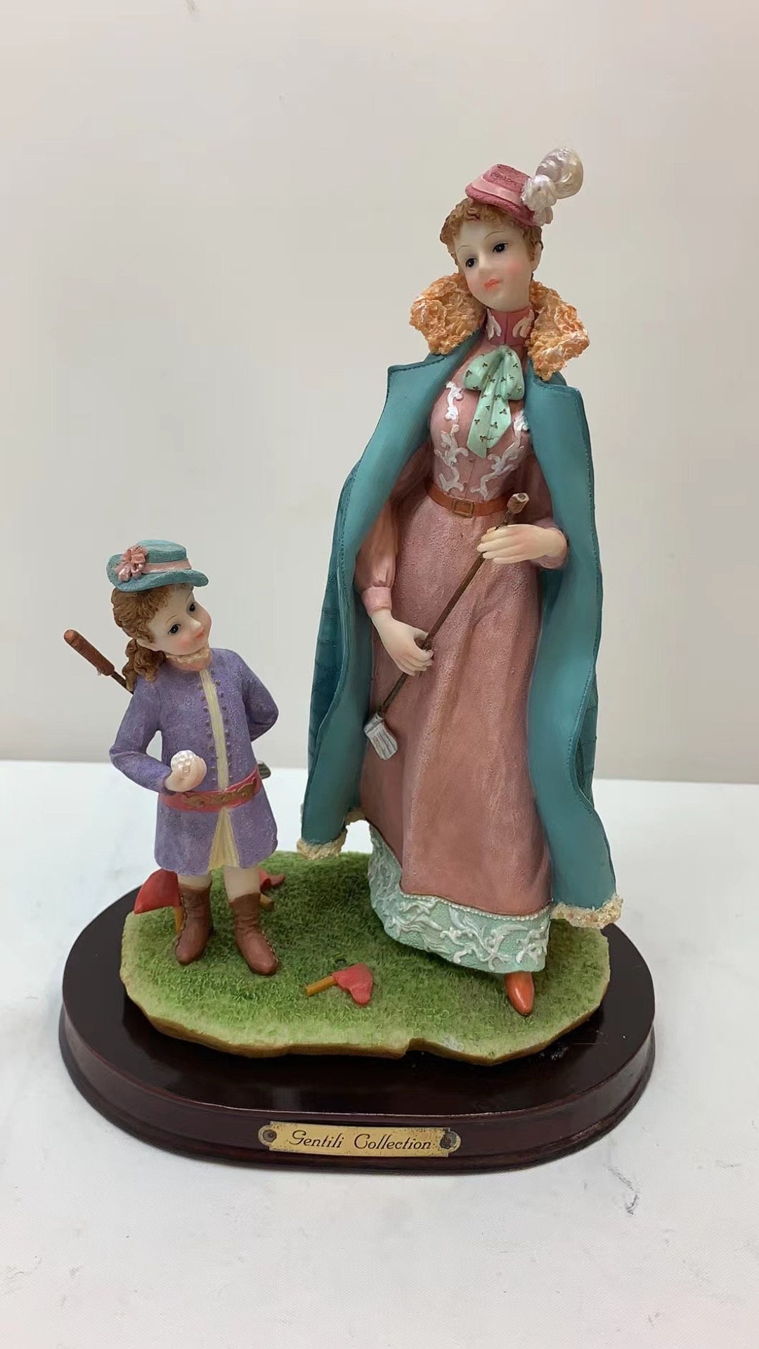 12"h Exquisite Gentili Collection of Hand-made Resin Figurine, Mother ...