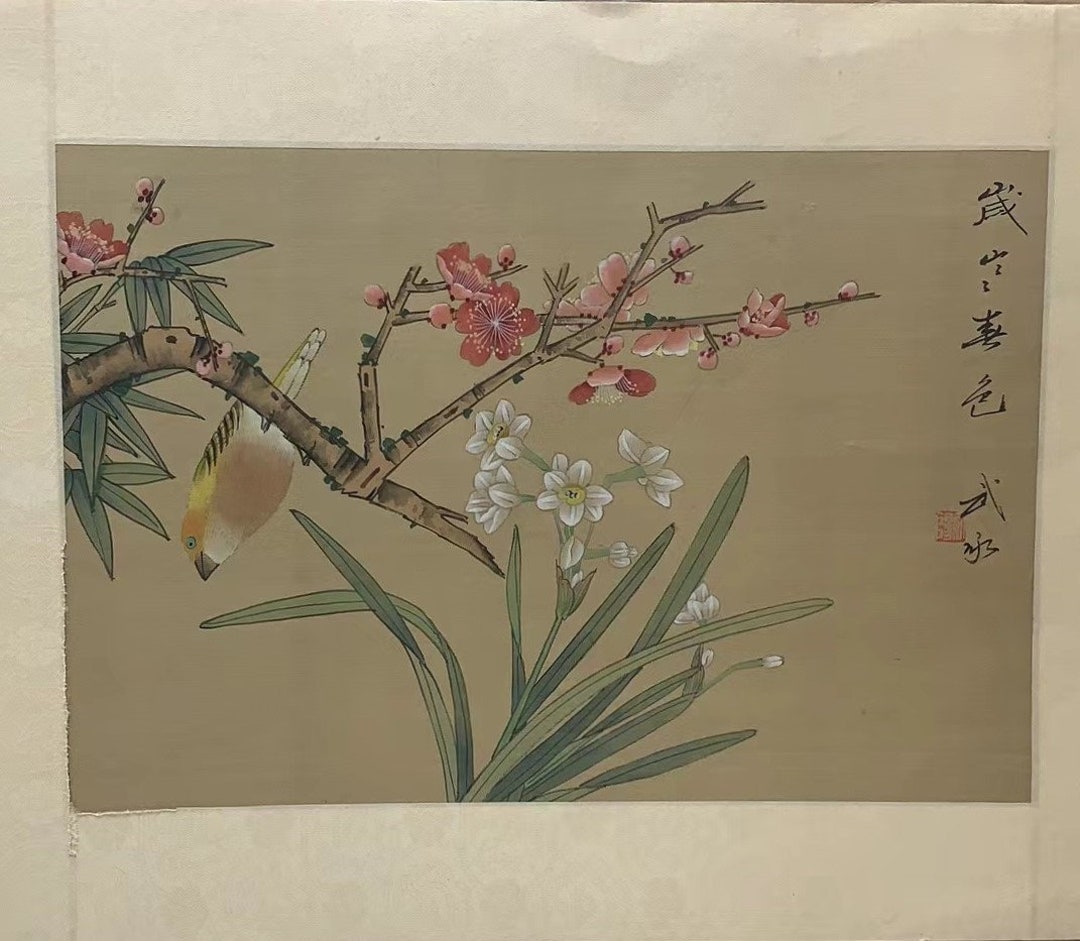 Traditional Chinese Hand Drawn Painting in Horizontal, 12" X 16 ...